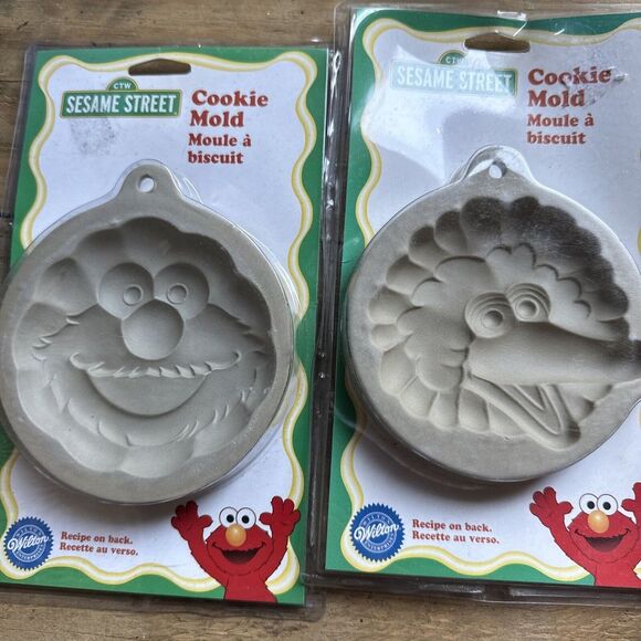 Wilton | Kitchen | Wilton Cookie Molds Elmo And Big Bird Jim Henson ...